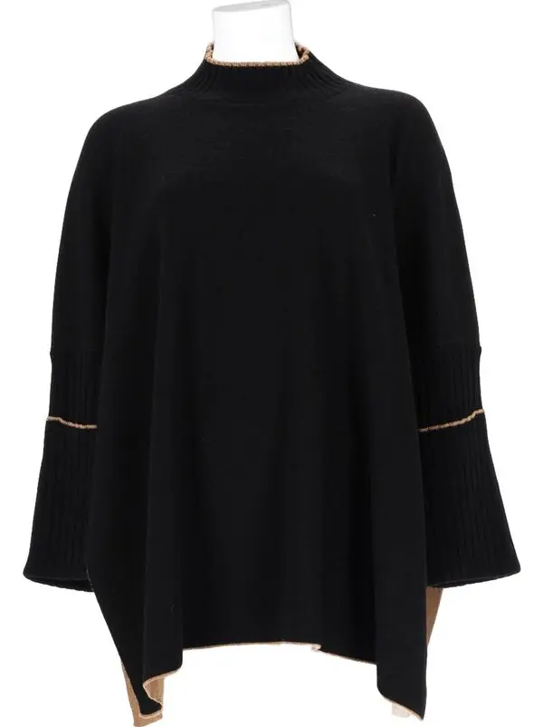 Herno Maglia Oversize In Lana - Black