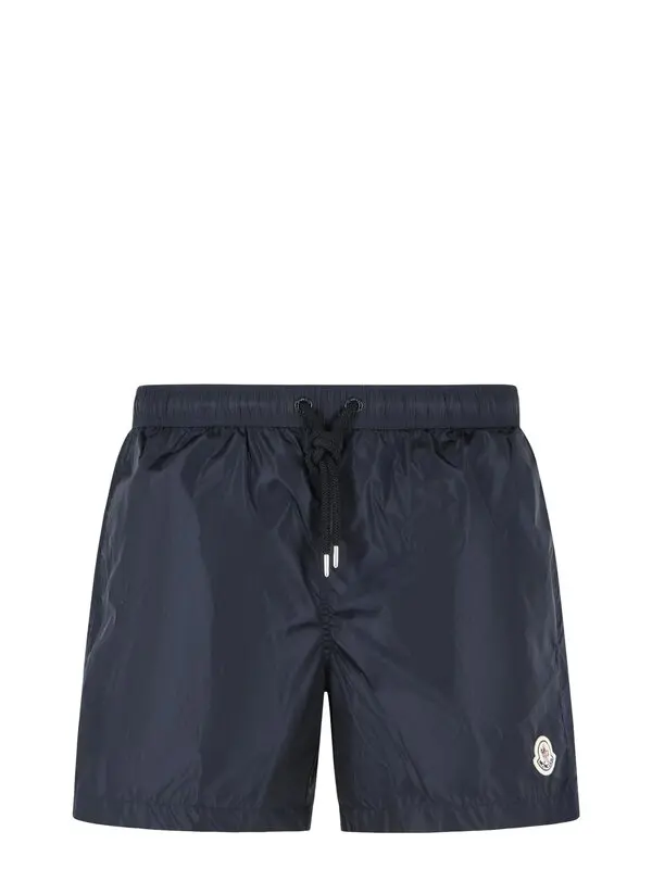 Moncler Navy Polyamide Swimsuit - Blue