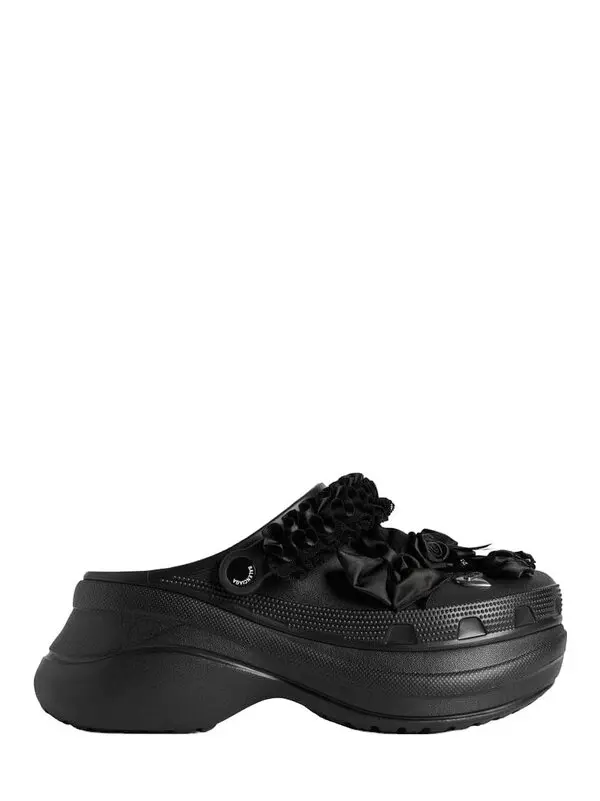Balenciaga Crocs™ Jibbitz™ Sabot - Black