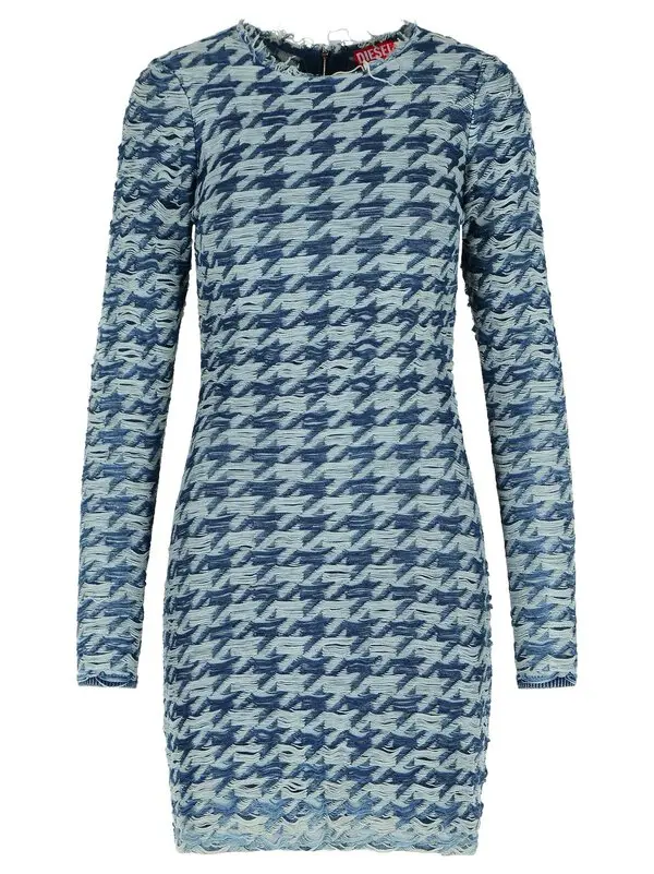 DIESEL® Two-tone Cotton Dress - Blue