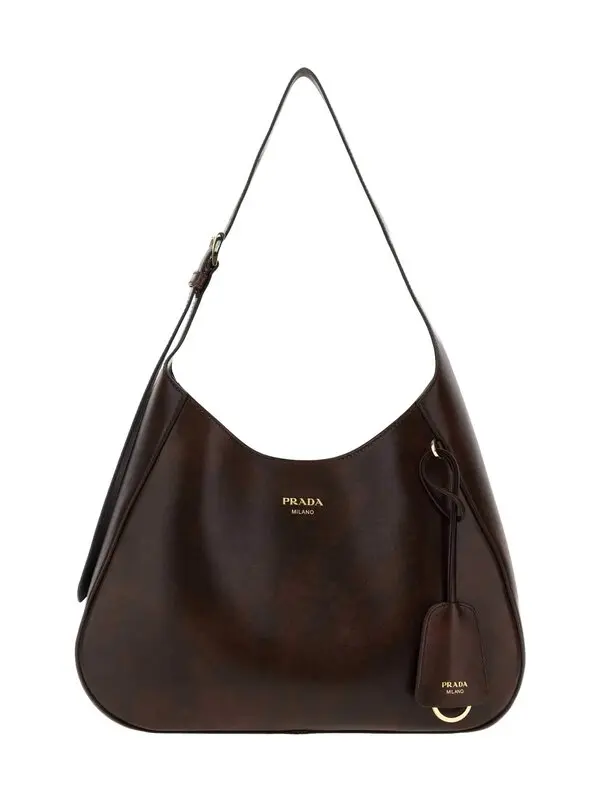 Prada Pelle Leather Shoulder Bag - Multicolor