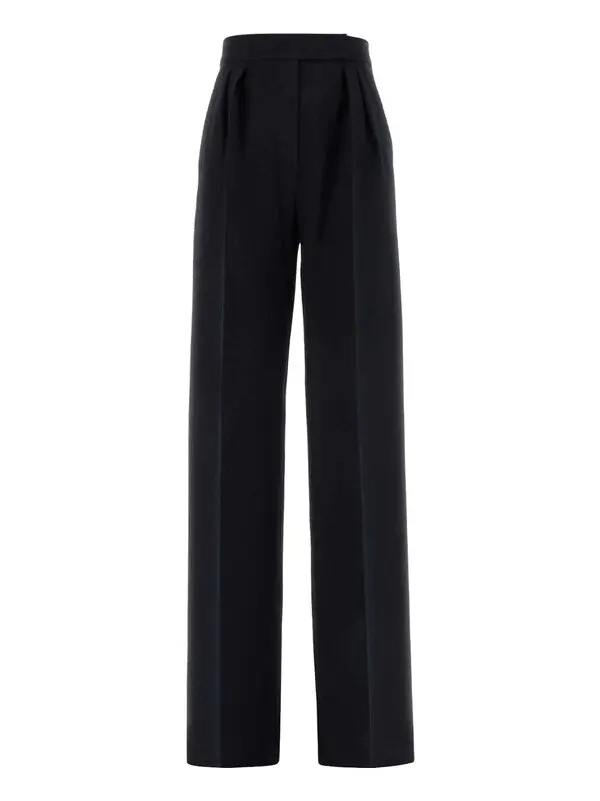 Max Mara Wool Blend Secolo Pant - Black