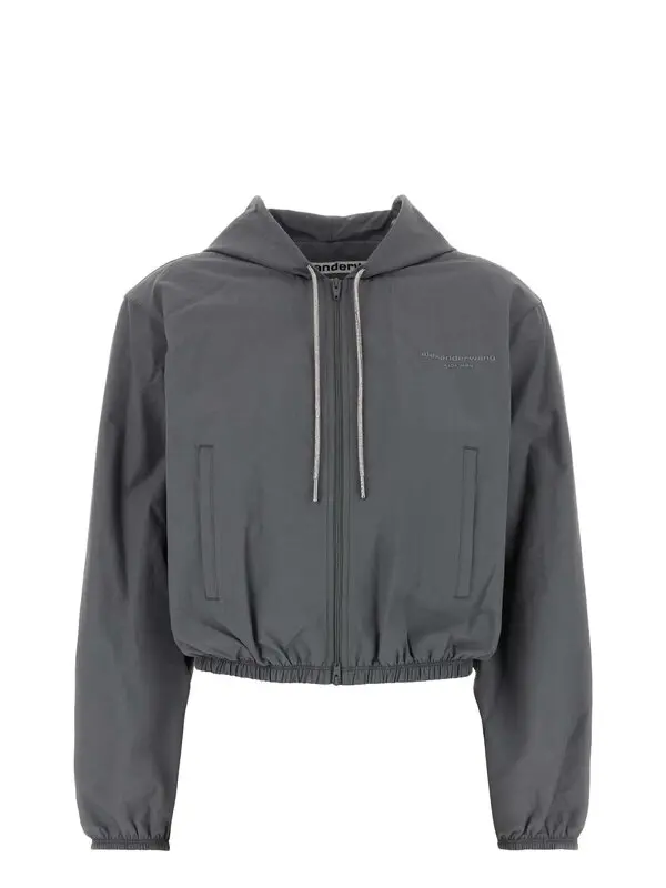 Alexander Wang Tech Fabric Sweatshirt - Gray