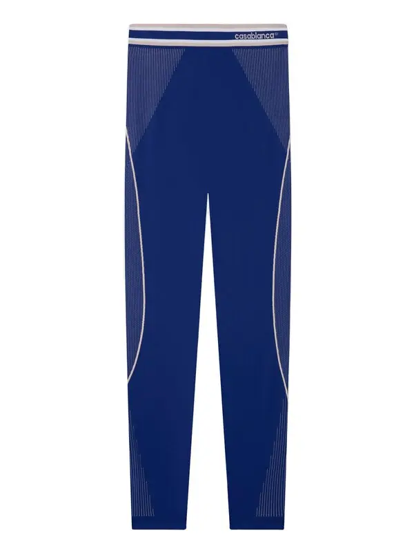 Casablanca Seamless Leggings - Blue