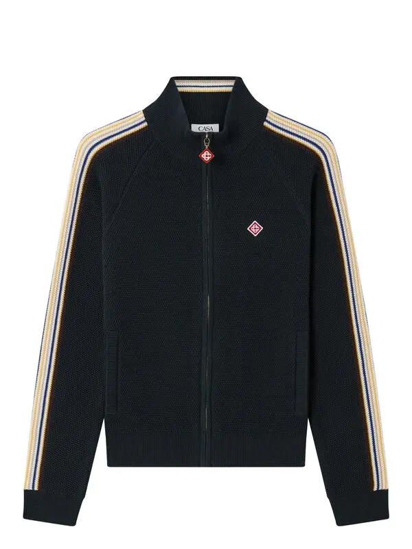 Casablanca Café Culture Wool Track Jacket - Multicolor