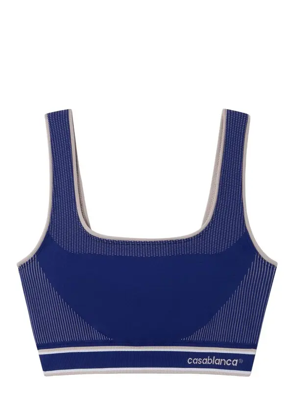 Casablanca Seamless Bralette - Blue