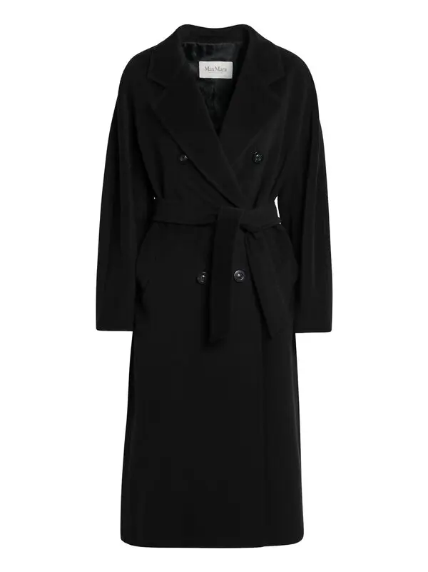 Max Mara 101801 Icon Wool And Cashmere Coat - Black