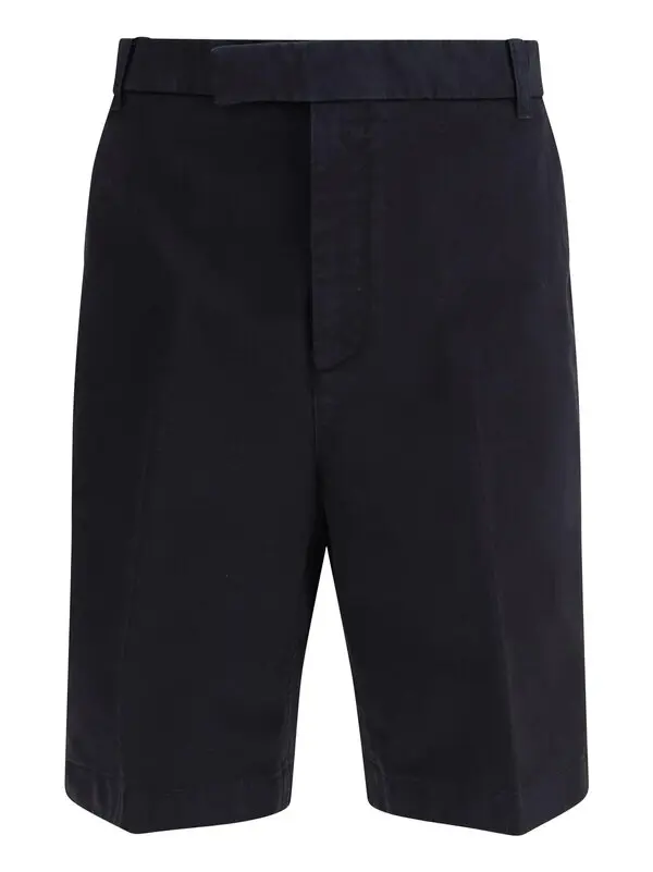 Thom Browne Typewriter Cloth Utility Chino Shorts - Blue