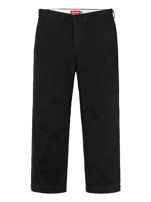 Supreme Pin Up Chino Pant - Black