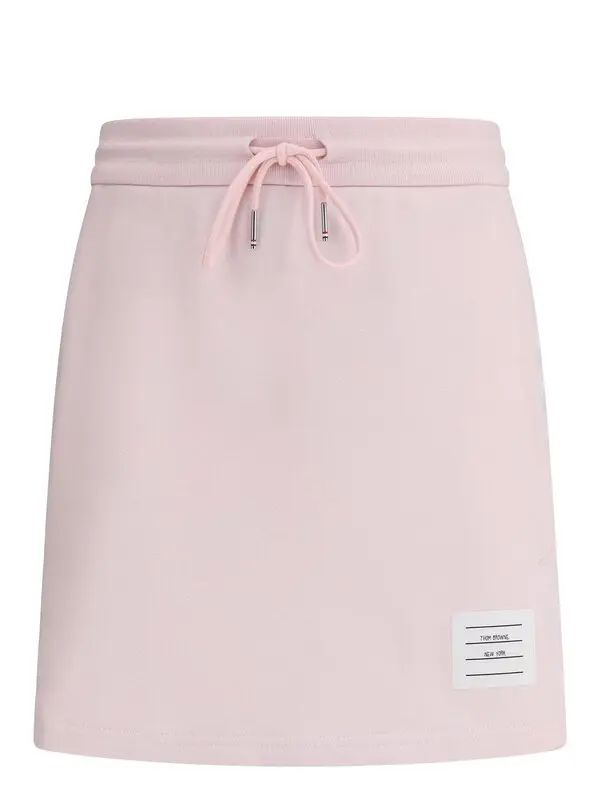 Thom Browne Cotton Mini Skirt - Pink
