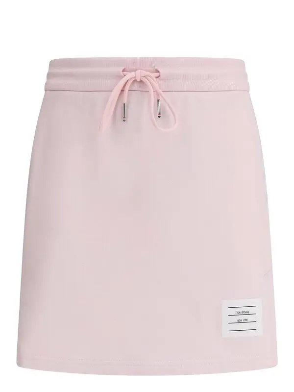 Thom Browne Cotton Mini Skirt - Pink