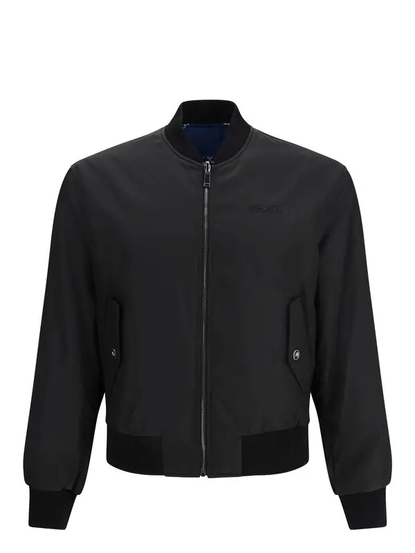Versace Reversible Bomber Jacket - Black
