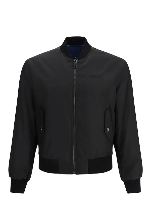 Versace Reversible Bomber Jacket - Black