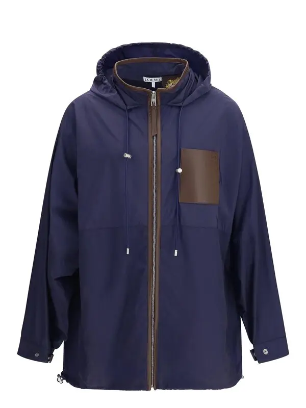 Loewe Hooded Technical Fabric Jacket X Paula’s Ibiza - Blue