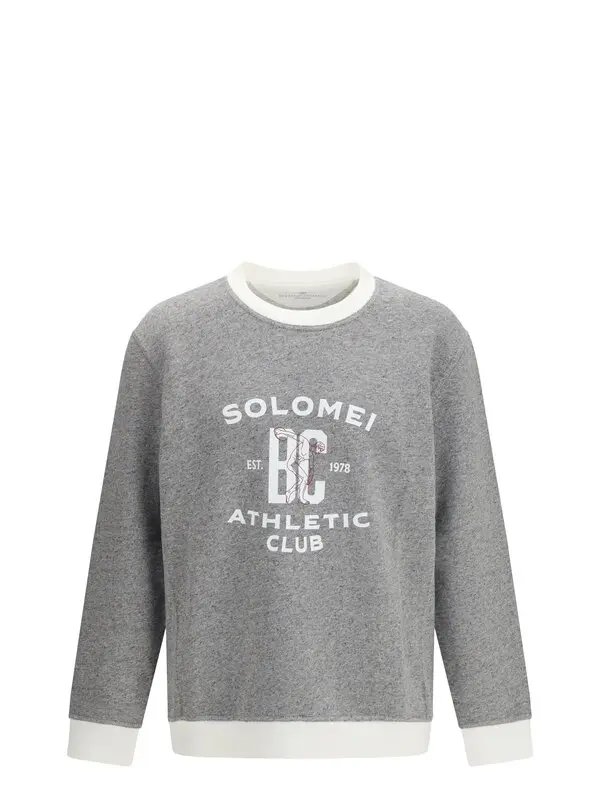 Brunello Cucinelli Long Sleeve Sweatshirt - Gray