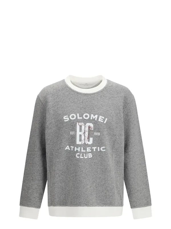Brunello Cucinelli Long Sleeve Sweatshirt - Gray