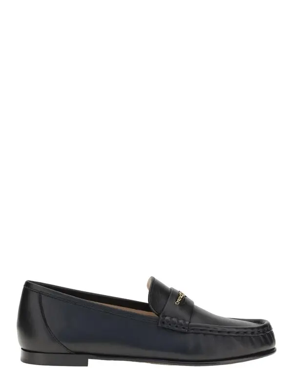 Chloé Leather Loafers - Black