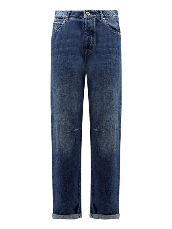 Brunello Cucinelli Leisure Fit Cotton Jeans - Multicolor