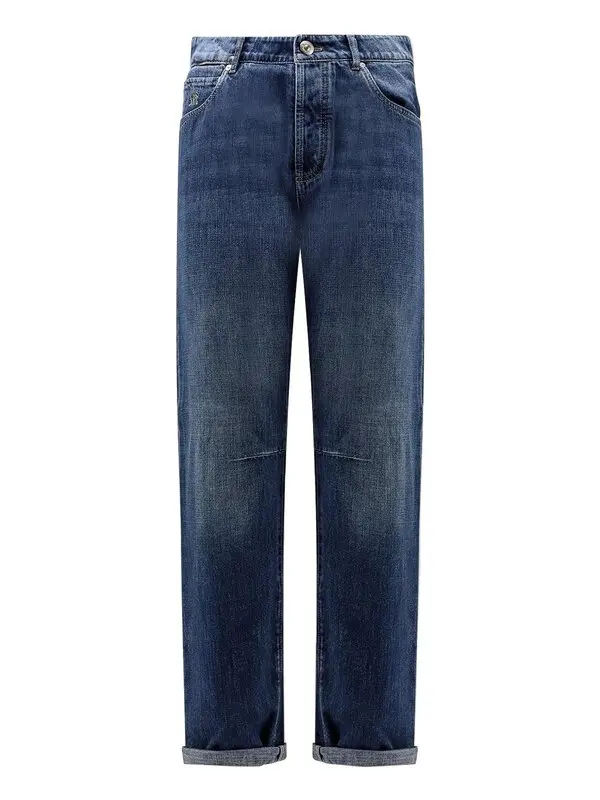 Brunello Cucinelli Leisure Fit Cotton Jeans - Multicolor