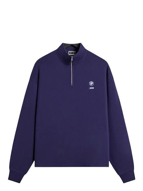 Kith X Bmw Nelson Quarter Zip Pullover - Techno Violet