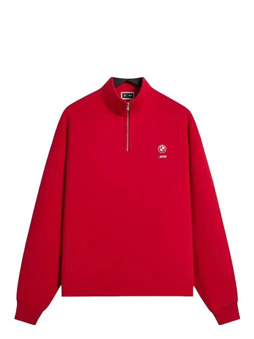 Kith X Bmw Nelson Quarter Zip Pullover - Cinnabar