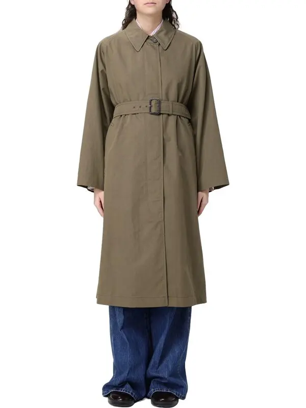 Max Mara Cotton Blend Raincoat - Multicolor