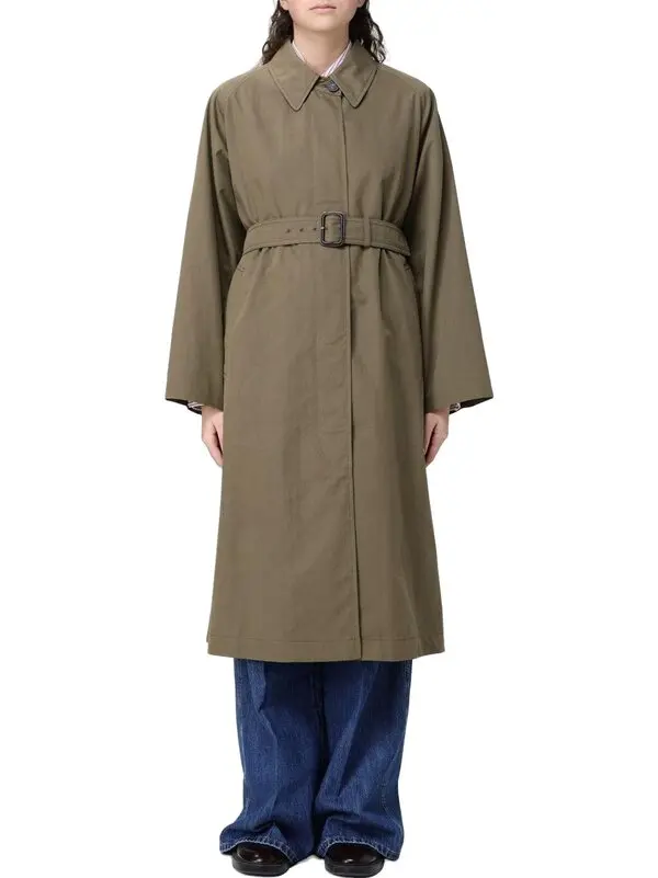Max Mara Cotton Blend Raincoat - Multicolor