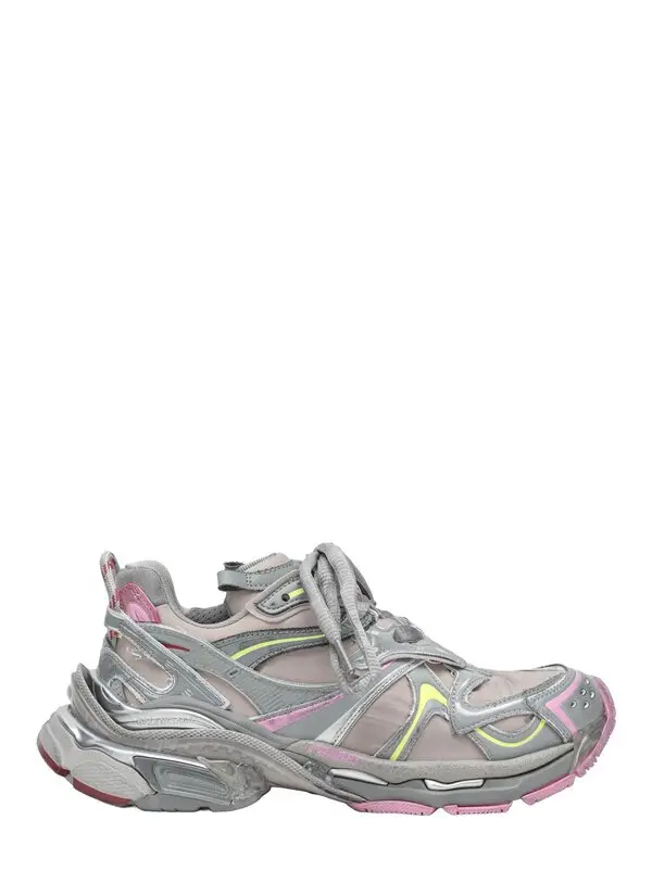 Balenciaga Runner 2.0 Grey/yellow/pink Sneakers - Cream
