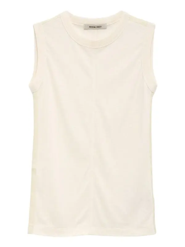 Phoebe Philo Cotton Blend Tank Top - Multicolor