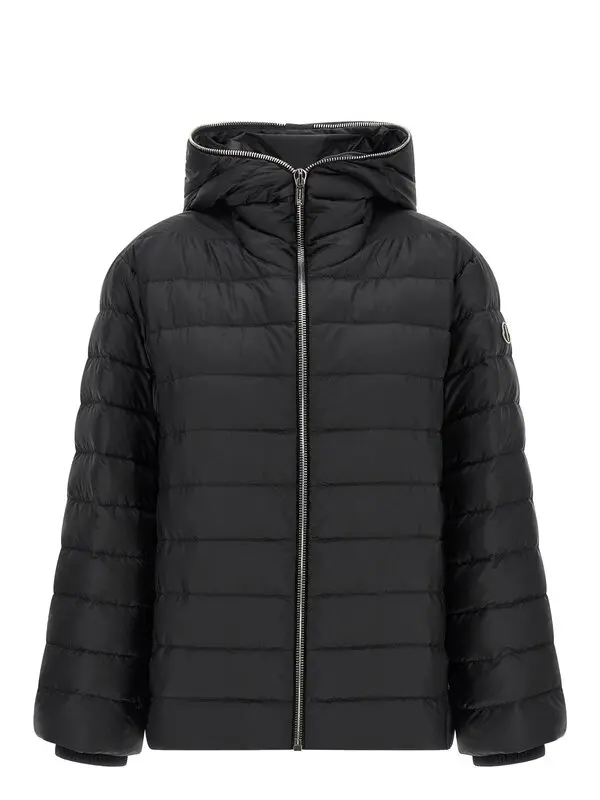Rick Owens Moncler + 'ziplock' Down Jacket - Black