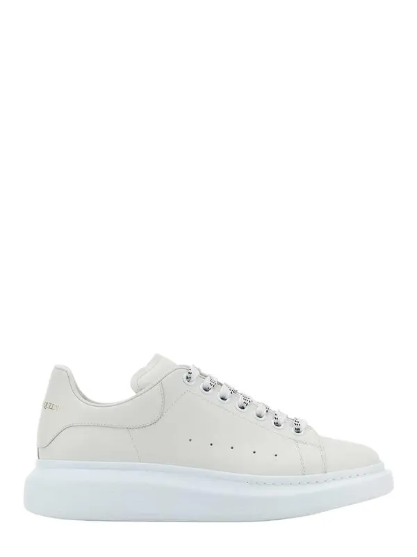 Alexander McQueen Chalk Leather Sneakers - White