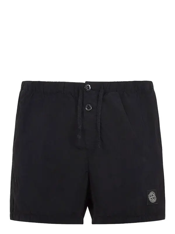 Stone Island Econylonâ® Swim Trunks - Black