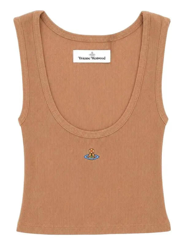 VIVIENNE WESTWOOD Textured Tank Top - Multicolor