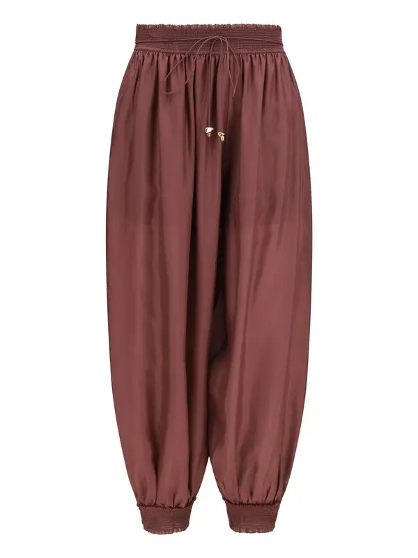 Zimmermann Aster Silk Harem Pants - Multicolor
