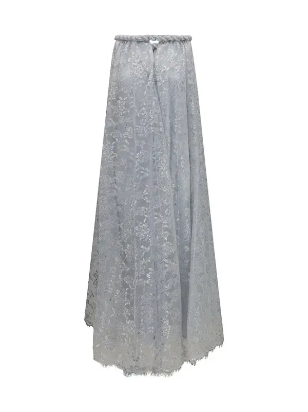 Zimmermann Carousel Metallic Twist Dress - Silver
