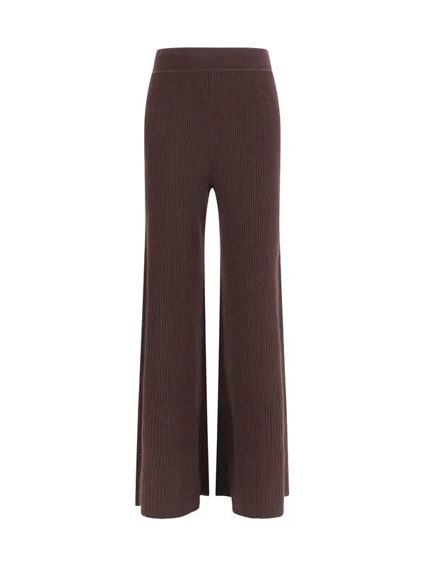Loro Piana Camino Cashmere And Silk Pants - Brown