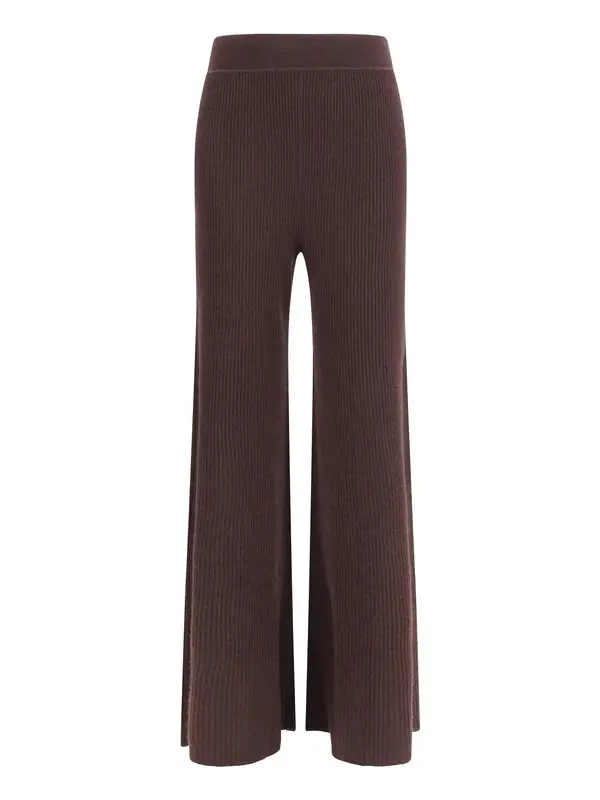 Loro Piana Camino Cashmere And Silk Pants - Brown
