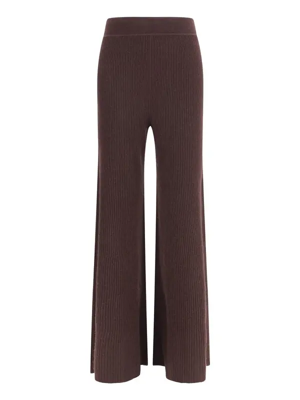 Loro Piana Camino Cashmere And Silk Pants - Brown
