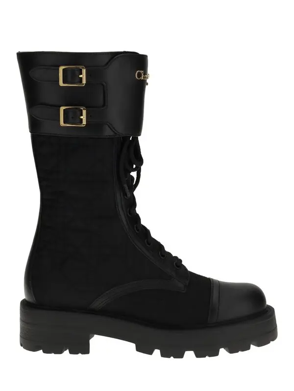 Dior D-trap Low Boot 4.5cm - Black