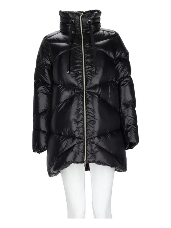Herno High Neck Puffer Piumino Trapuntato - Black