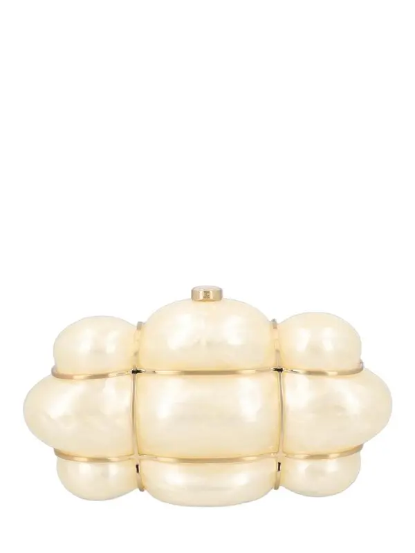 Cult Gaia Acrylic Clutch - Cream
