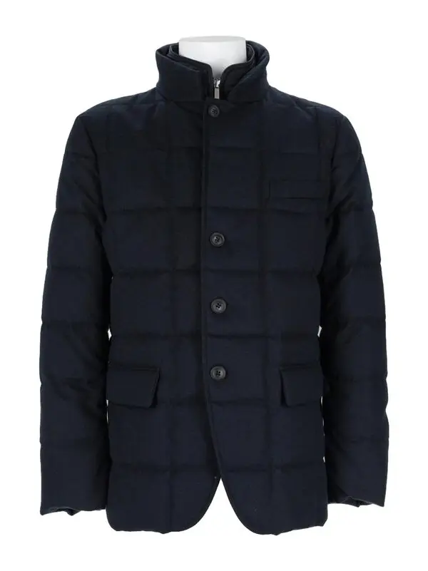 FAY Quilted Jacket - Blue