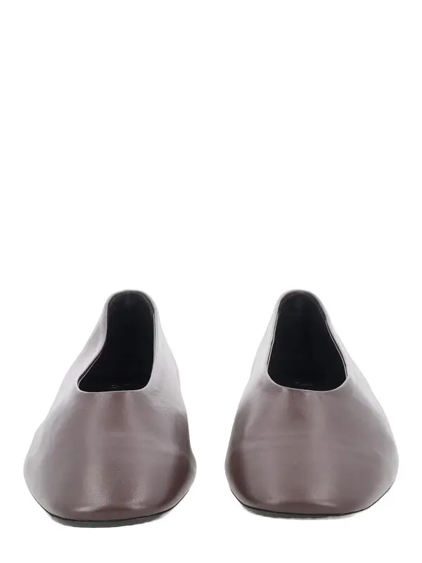 AeydĒ Nappa Leather Flats - Brown