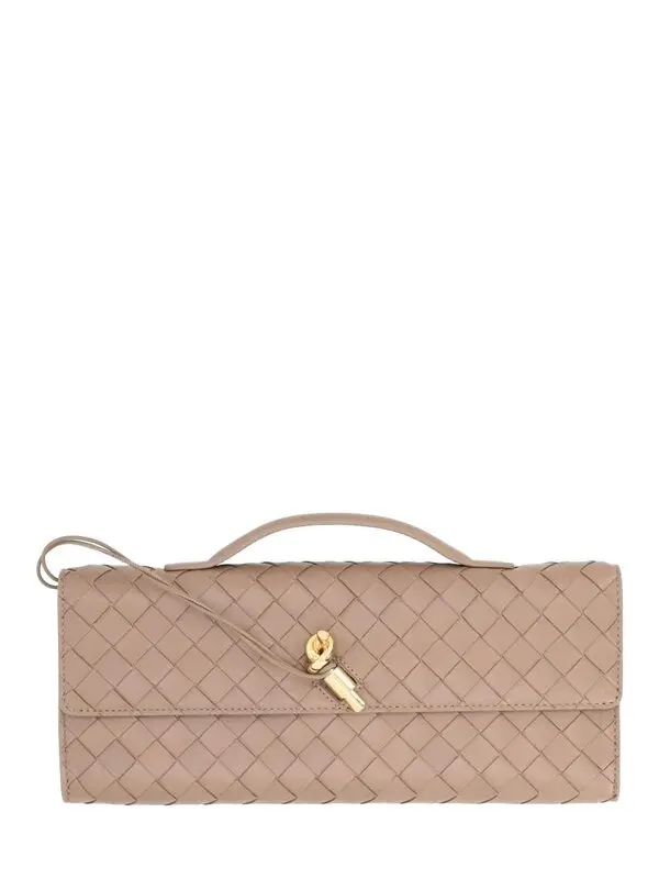 Bottega Veneta Andiamo Clutch - Cream