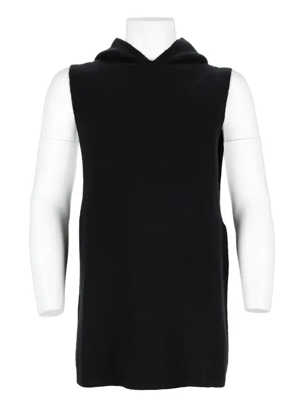 Rick Owens Hooded Sleeveless Pullover - Black