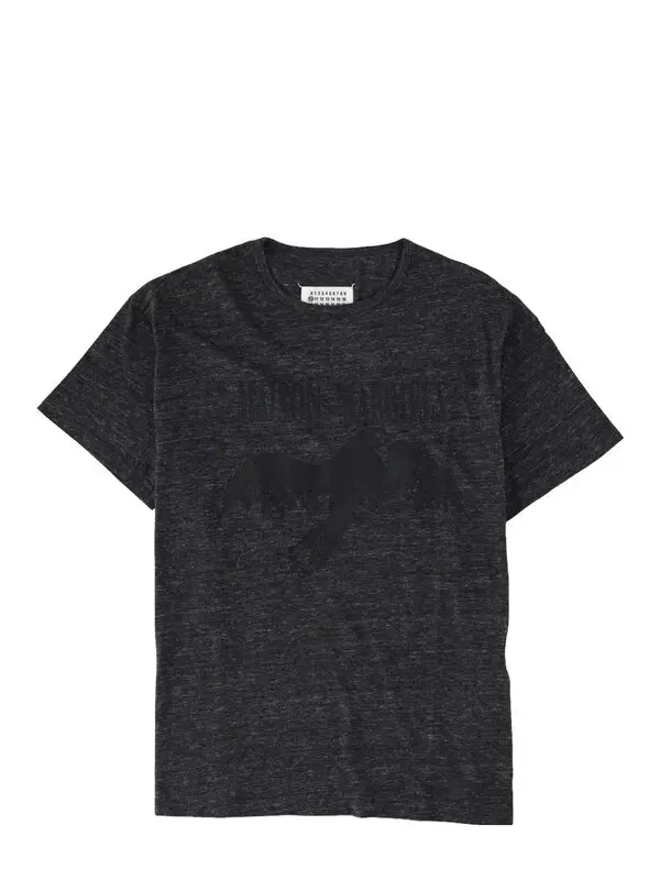MAISON MARGIELA Cotton Graphic T-shirt - Gray