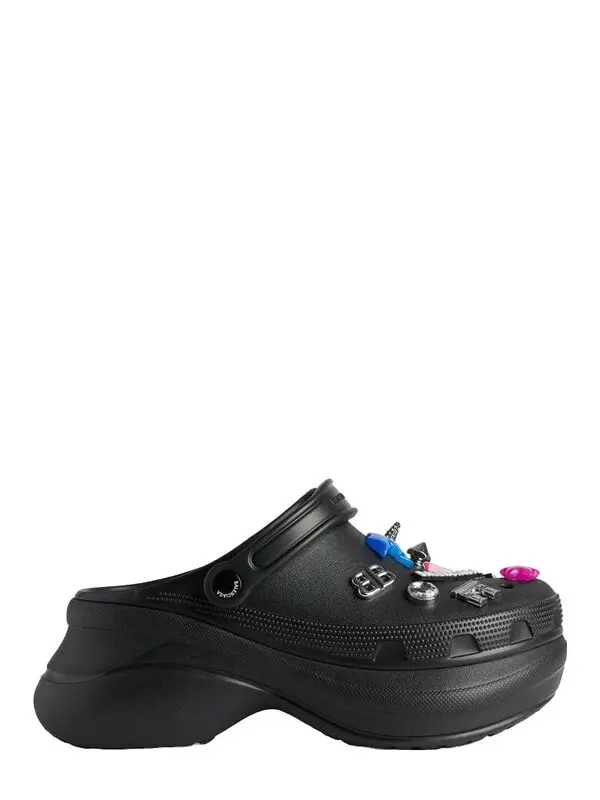 Balenciaga Crocs™ Jibbitz™ Sabot - Black