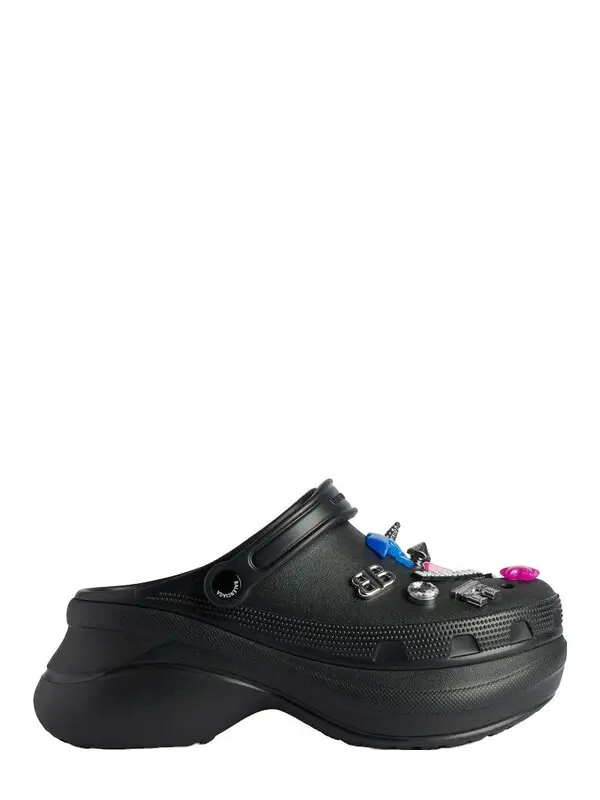 Balenciaga Crocs™ Jibbitz™ Sabot - Black