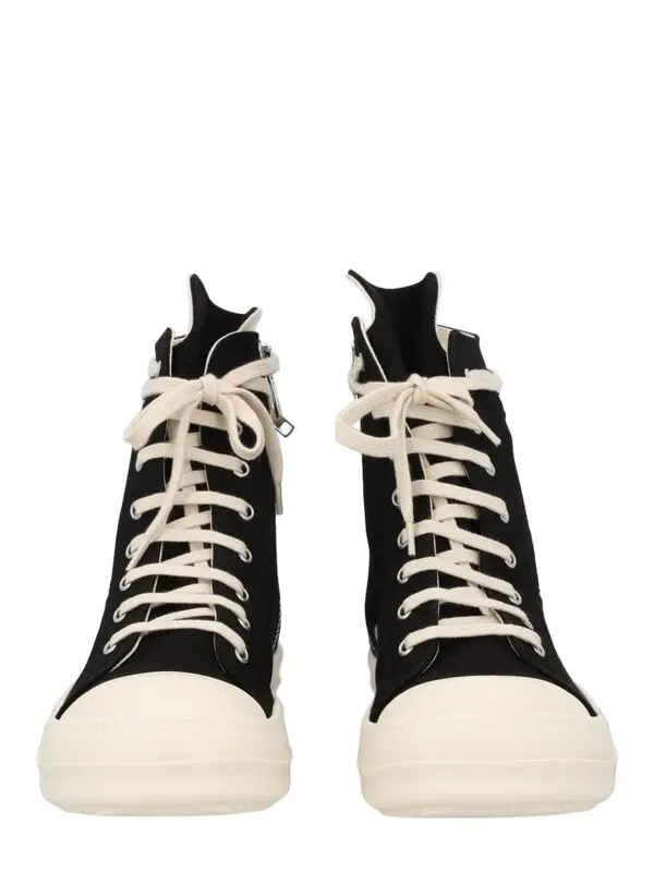 Rick Owens High Top Sneakers - Black