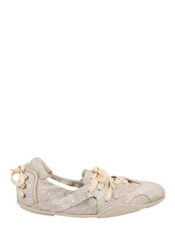 Acne Studios Ballerina Sneaker With Laces - White